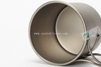 China Titanium camping water cup/backpacking cookware cup/capacity 450ml for sale
