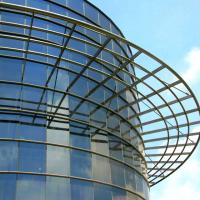 China Aluminum Sound Insulation Glass Curtain Wall 6mm 35dB Facade System for sale
