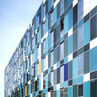 China Aluminum Sound Insulation Glass Curtain Wall 6mm 35dB Facade System for sale
