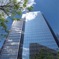 China Class A Fireproof Unitized Curtain Wall 1.2mm Aluminum Anodized Sliding 6mm Glass for sale