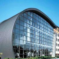 China Aluminum Sound Insulation Glass Curtain Wall 6mm 35dB Facade System for sale