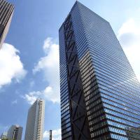 China Unitized Glass Curtain Wall 1.2mm Aluminum Frame Sound Insulation 35dB U-Value 1.8 for sale