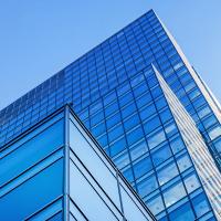 China Unitized Glass Curtain Wall 1.2mm Aluminum Frame Sound Insulation 35dB U-Value 1.8 for sale