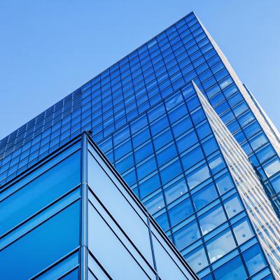 China Unitized Glass Curtain Wall 1.2mm Aluminum Frame Sound Insulation 35dB U-Value 1.8 for sale