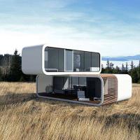 China SHANEOK E70 Luxury Prefabricated Apple Cabin House 11.5m x 2.15m Insulated Tempered Glass Room for sale