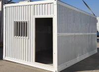 China Foldable Container House 50mm Rock Wool Insulation Steel L5800mm W2500mm H2390mm for sale