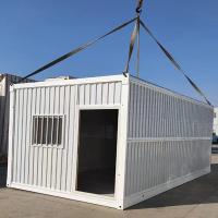 China Foldable Container House 50mm Rock Wool Insulation Steel L5800mm W2500mm H2390mm for sale