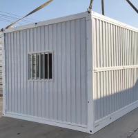 China Foldable Container House 50mm Rock Wool Insulation Steel L5800mm W2500mm H2390mm for sale