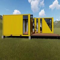 China Yellow Star Detachable Container Commercial Supermarket for sale
