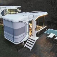 China SHANEOK D7 Aluminum Alloy Space Capsule House 11500x3300x3300mm Metal Fluorocarbon Paint for sale