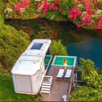 China SHANEOK D7 Aluminum Alloy Space Capsule House 11500x3300x3300mm Metal Fluorocarbon Paint for sale