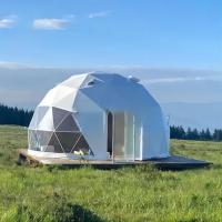 China Outdoor Prefab Dome Homes Luxury Transparent Inflatable Bubble Lodge Camping Hotel Tent 4m Diameter for sale