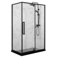 China Frameless Frame Style Bathroom Shower Cabinets 6mm Glass for sale
