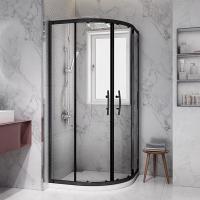 China Aluminum Frame Bathroom Shower Cabinets Rectangular Shower Enclosure With Sliding Door for sale