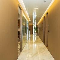China 5mm 6mm 10mm Double Glass Partition With Polished Frame Silver for sale