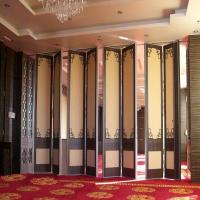 China 65mm Panel Movable Partition With Aluminum Frame Single Double Door for sale