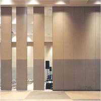 China Aluminum Frame Movable Partition Wall 65mm Top Hung Sliding Folding 4000mm Height for sale