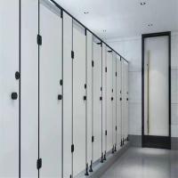China Phenolic Compact Laminate Toilet Partition 12-25mm Commercial HPL Restroom Wall for sale