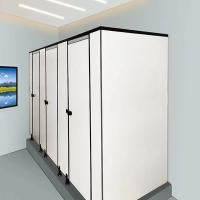 China Phenolic Compact Laminate Toilet Partition 12-25mm Commercial HPL Restroom Wall for sale