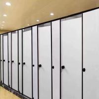 China Phenolic Compact Laminate Toilet Partition 12-25mm Commercial HPL Restroom Wall for sale