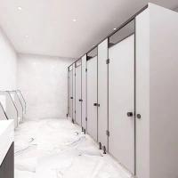 China Phenolic Compact Laminate Toilet Partition 12-25mm Commercial HPL Restroom Wall for sale
