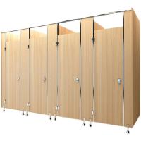 China Steel Toilet Partition Wall Phenolic Compact Laminate for sale