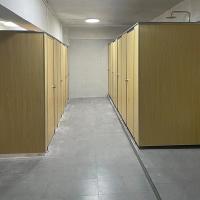 China 1510x2440mm HPL Toilet Room Partition 12mm Phenolic Compact Laminate for sale