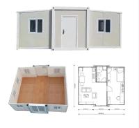 China Movable Prefab Expandable Container Modern Home Luxury Villa Expandable Shipping Container for sale