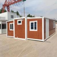 China Folding Expandable Container House 40ft Luxury Prefab Home Steel Structure 2800kg for sale