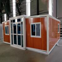 China Folding Expandable Container House 40ft Luxury Prefab Home Steel Structure 2800kg for sale