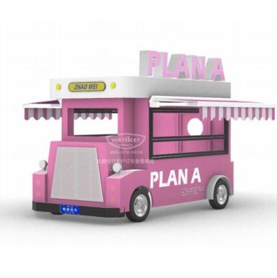 China Modular Mobile Food Truck 3800x2130x2500mm 110V-380V Custom Booth for sale