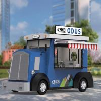 China Customized Mobile Food Truck 3112x2262x2686mm Steel Fast Snack Booth for sale