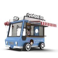 China Customized Mobile Food Truck 3112x2262x2686mm Steel Fast Snack Booth for sale