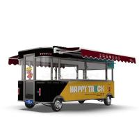 China Customized Mobile Food Truck with BBQ Grill 500x194x238cm CE ISO for sale