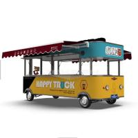 China Customized Mobile Food Truck with BBQ Grill 500x194x238cm CE ISO for sale