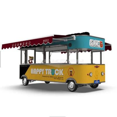 China Customized Mobile Food Truck with BBQ Grill 500x194x238cm CE ISO for sale