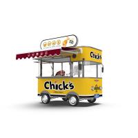 China Customized Mobile Food Truck with BBQ Grill 500x194x238cm CE ISO for sale