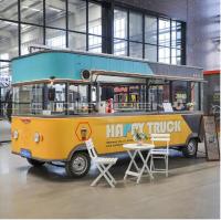 China Customized Mobile Food Truck with BBQ Grill 500x194x238cm CE ISO for sale