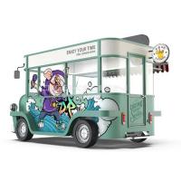China SHANEOK Customized Food Truck Trailer 4401x2340x2494mm Mobile Booth Container Cart for sale