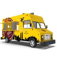 China Electric Mobile Food Truck Ice Cream Kiosk 72V 5.5KW Custom Dessert Dining Cart for sale