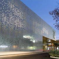 China Aluminum Composite Curtain Wall Perforated Cladding Panels 2.0mm-6.0mm Thickness Fireproof for sale