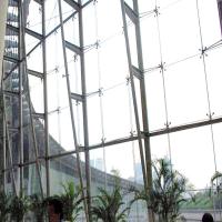 China 6063 T5 T6 Aluminum Point Supported Spider Glass Curtain Wall System 20000 sqm for sale