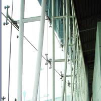 China Aluminium Alloy Point Supported Glass Curtain Wall Anodized for sale