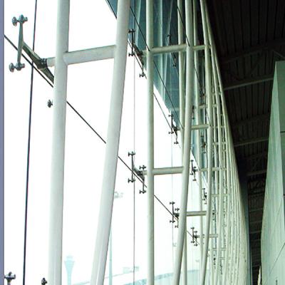 China Aluminium Alloy Point Supported Glass Curtain Wall Anodized for sale