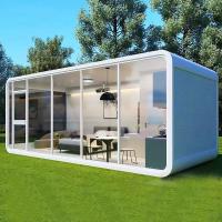 China Prefab Detachable Container House Apple Capsule Office Tiny Indoor Apple Cabin for sale