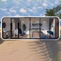 China Prefab Detachable Container House Apple Capsule Office Tiny Indoor Apple Cabin for sale