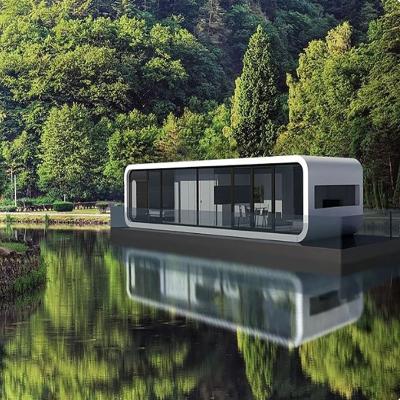 China Prefabricated Space Capsule Apple Cabin Office Modular Steel Structure Building 30ft for sale
