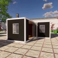 China Hot sale 20ft Flat Pack moveable house Prefab Quick-assembly Container houses for sale