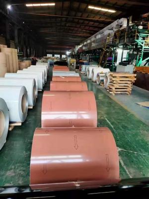 China 0.4mm 0.5mm PPGI Coil Sheet , Color Coated Steel Coil For Building Materials for sale