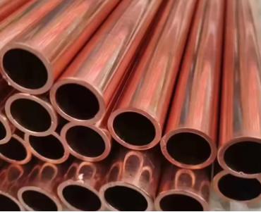 China 0.1mm-200mm Medical Gas Copper Pipe Custom Round Copper Tube Corrosion Resistant for sale